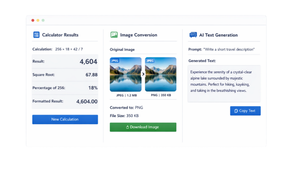 Home - Web Utility Tools